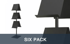Six Pack Magazine Rack